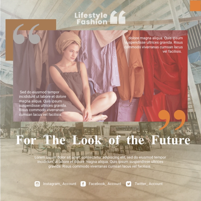 Fashion Lifestyle AD Template | PosterMyWall