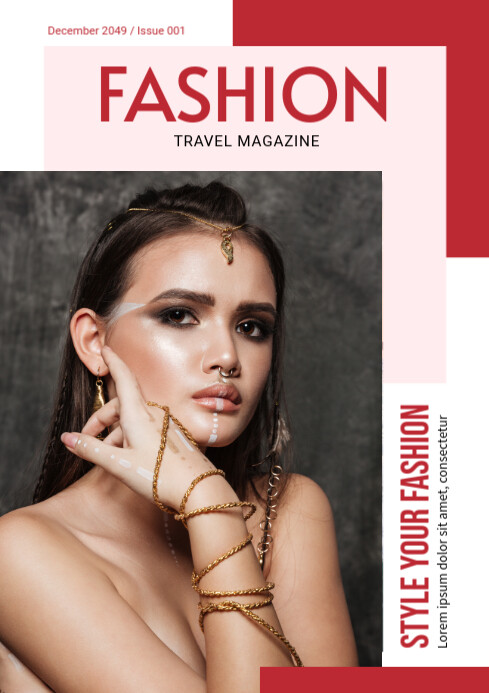 Fashion Magazine Cover Template Postermywall