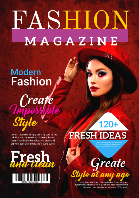 Fashion Magazine Poster Template | PosterMyWall