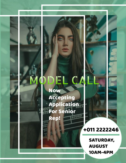 FASHION MODEL POSTER Template | PosterMyWall
