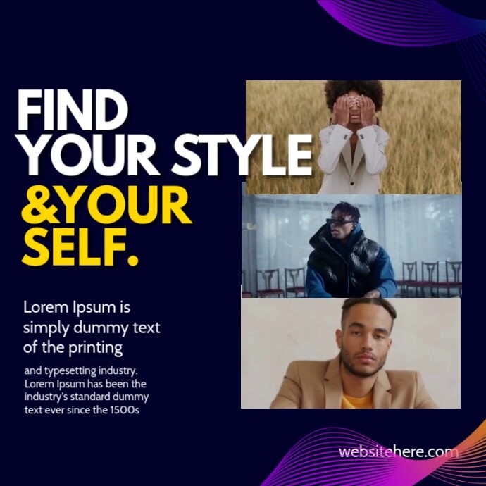 Copy of Fashion Model Video Ads | PosterMyWall