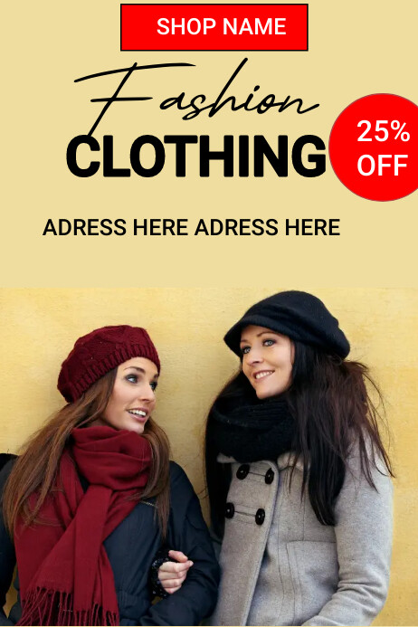 Fashion Poster Template | PosterMyWall