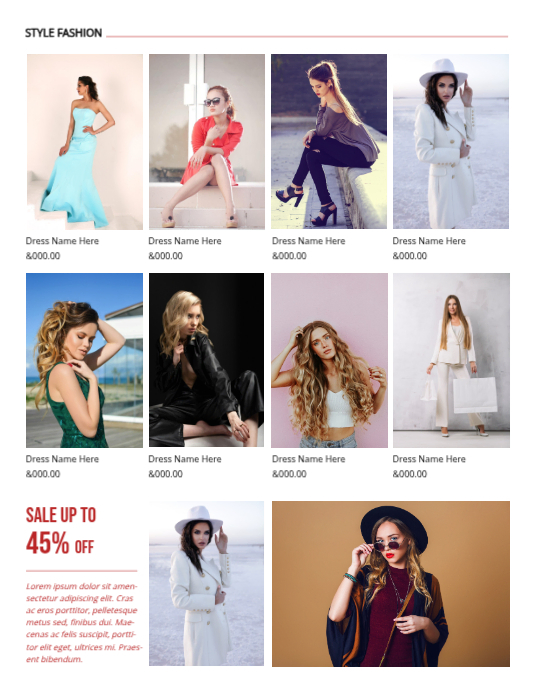 Fashion Product Price List Flyer Template | PosterMyWall