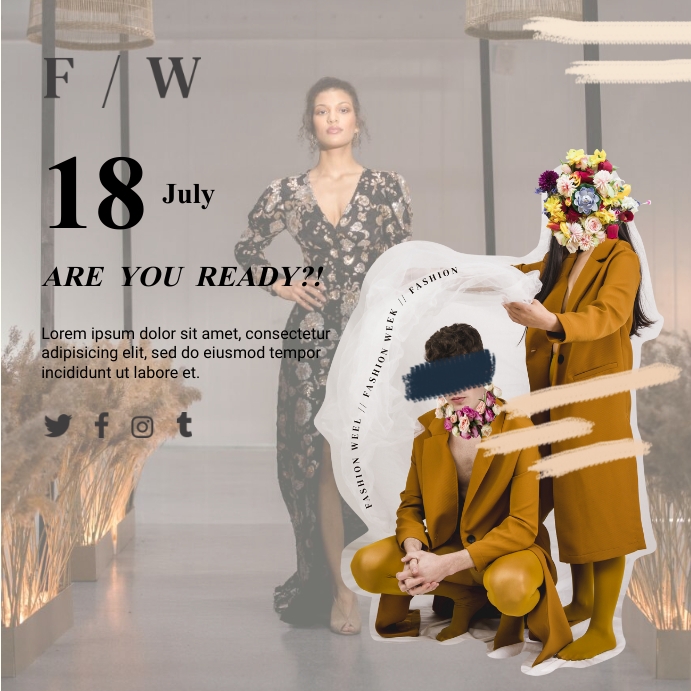 Fashion Runway Design Template | PosterMyWall