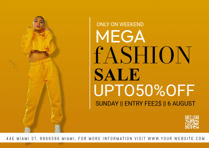 FASHION SALE Template | PosterMyWall