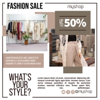 Fashion Sale Discount Template | PosterMyWall