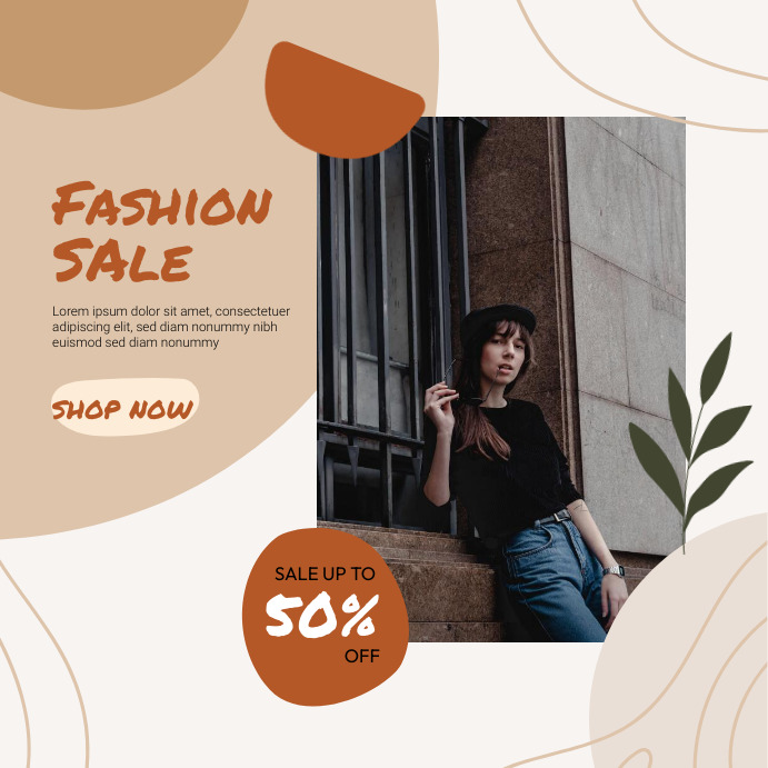 Fashion Sale Instagram Poster Template | PosterMyWall
