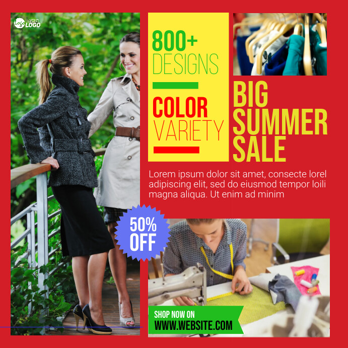 Copy of Fashion Sale Off Post | PosterMyWall