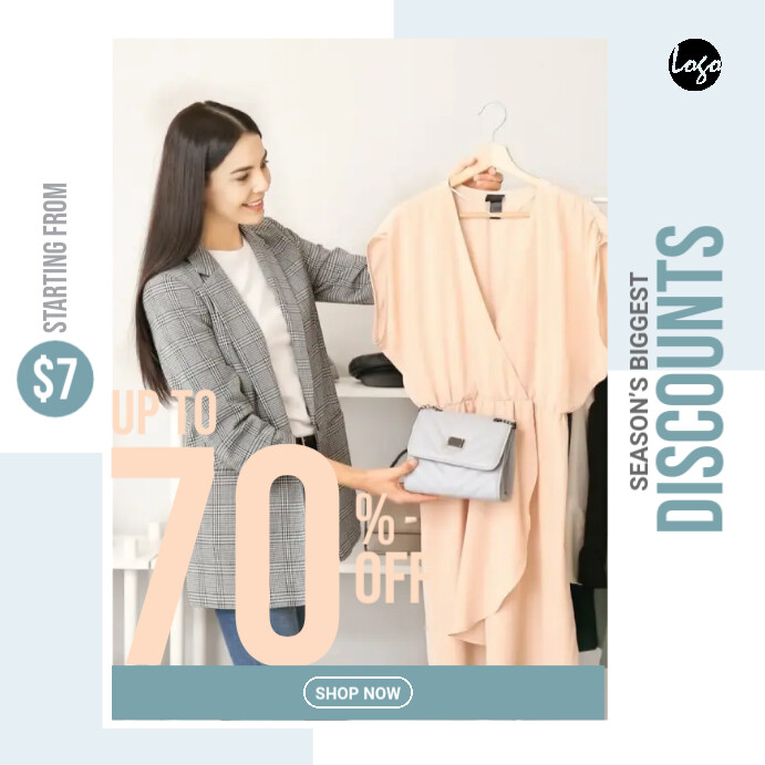 Fashion Sale Off Post Template | PosterMyWall