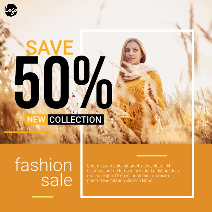 Fashion Sale Off Template | PosterMyWall