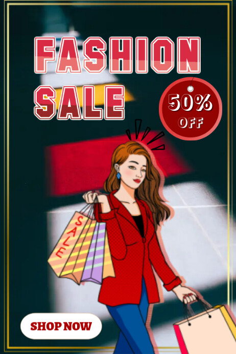 Fashion Sale Poster Template | PosterMyWall