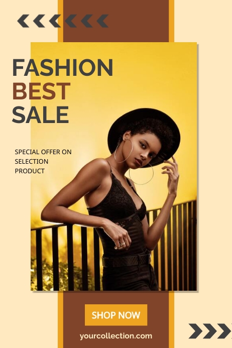 Fashion Sale Poster Template | PosterMyWall