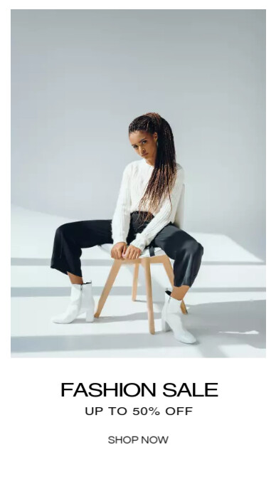 Fashion Sale Up to 50% Off Template | PosterMyWall