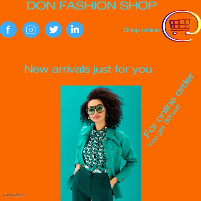 Fashion shop Template | PosterMyWall