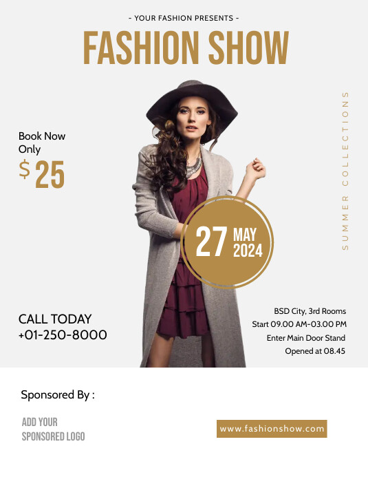 Plantilla de Fashion Show | PosterMyWall