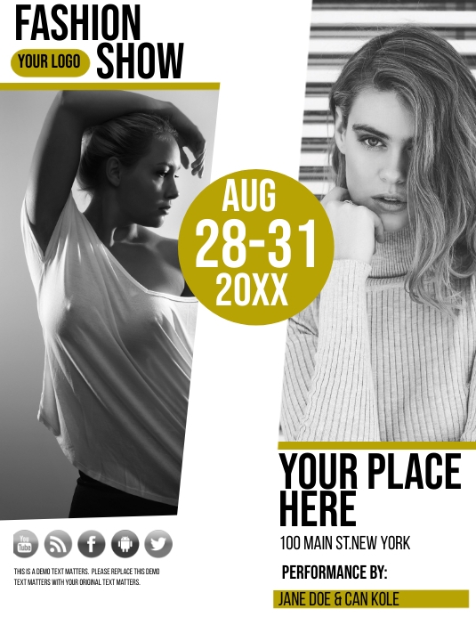 Fashion Show Template | PosterMyWall