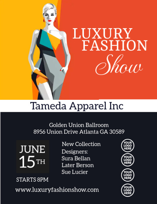 Copy of Fashion Show flyer, Pageant Contest Flyer | PosterMyWall
