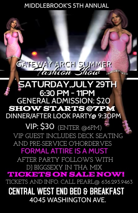 Copy of fashion show flyer | PosterMyWall