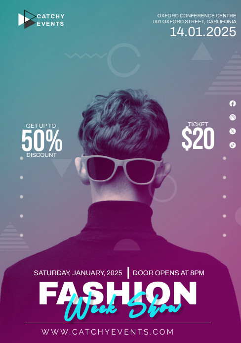 Fashion show flyer template | PosterMyWall