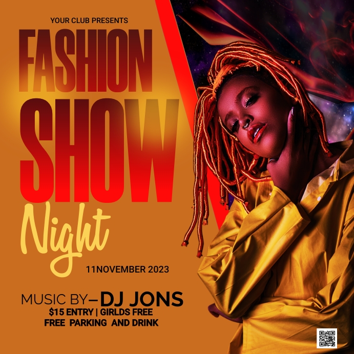 Copy of Fashion show night party ad | PosterMyWall