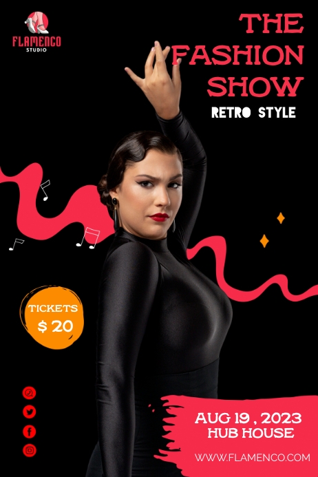 FASHION SHOW POSTER Template | PosterMyWall