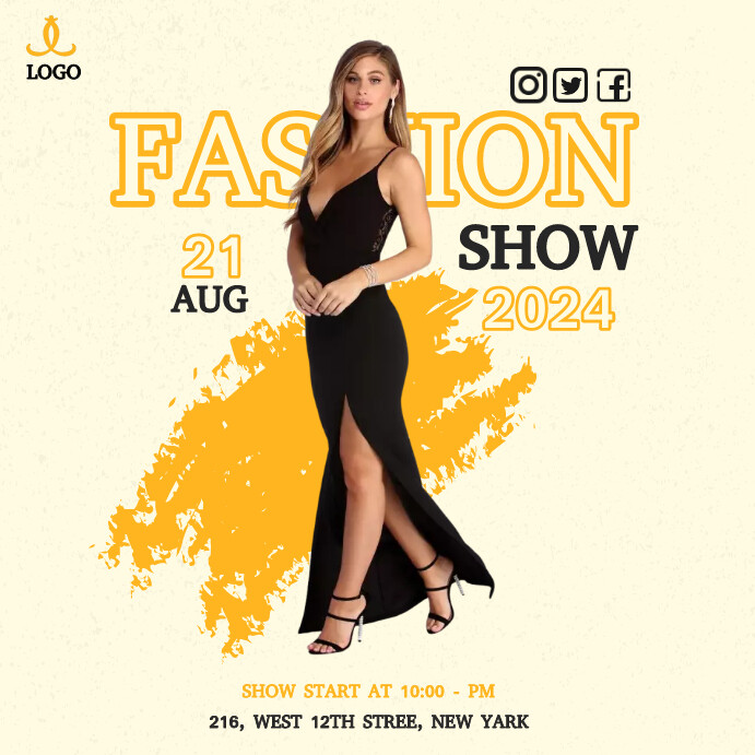 Fashion Show Poster Design Template | PosterMyWall