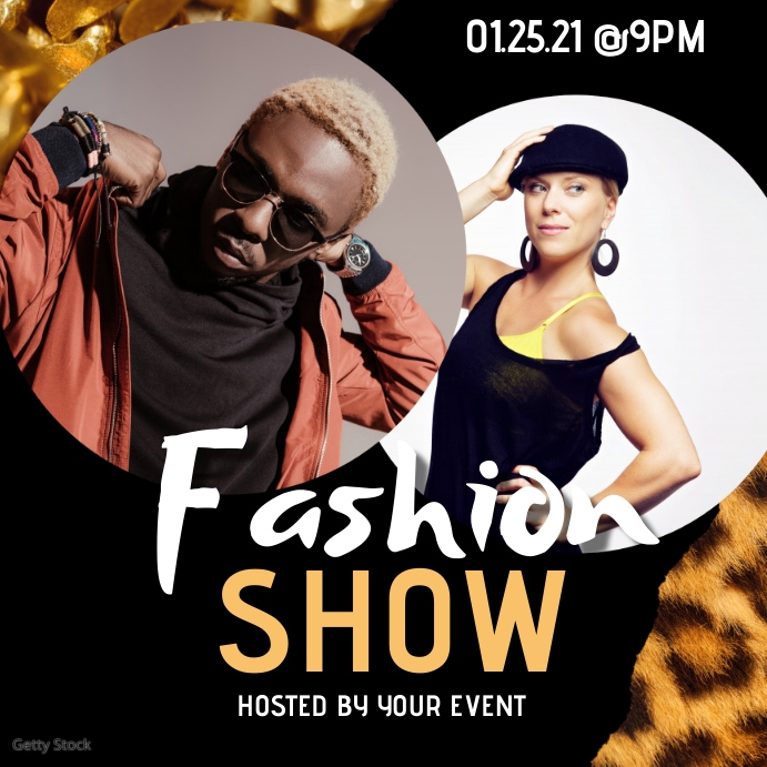 Fashion Show Social Media Ad Template | PosterMyWall