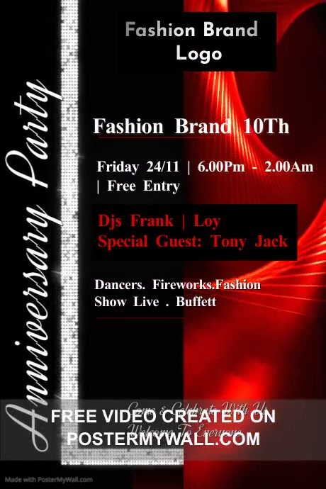 Copy of Fashion show Posters Templates | PosterMyWall