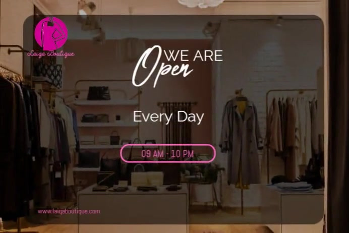Modèle Fashion Store Opening Poster | PosterMyWall