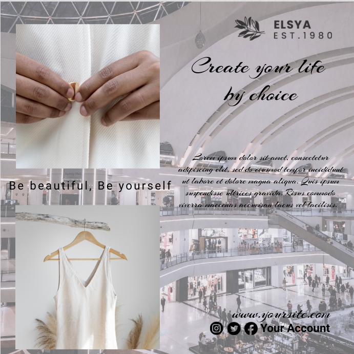Fashion Style Instagram AD Template | PosterMyWall