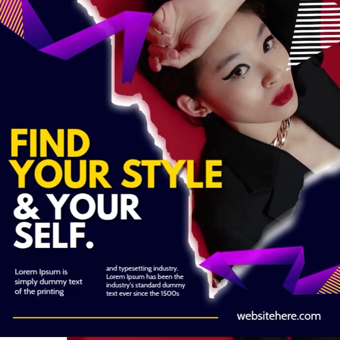 Fashion Style Video Ads Template | PosterMyWall