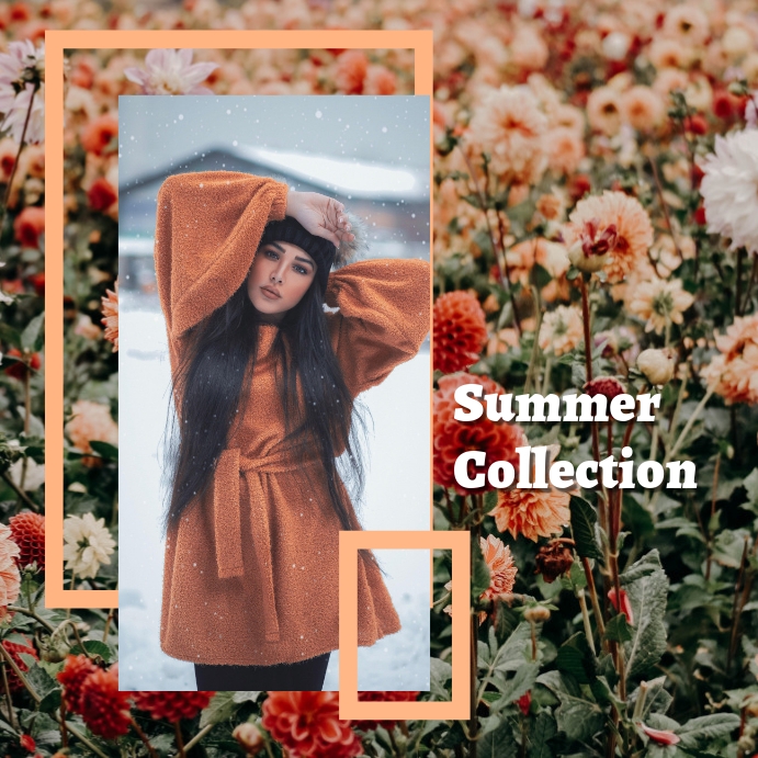 Copy of Fashion Summer collection instagram post | PosterMyWall