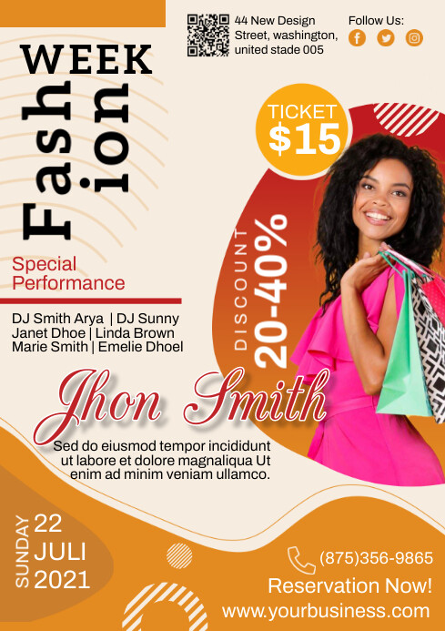 Copy of Fashion Week Ads | PosterMyWall