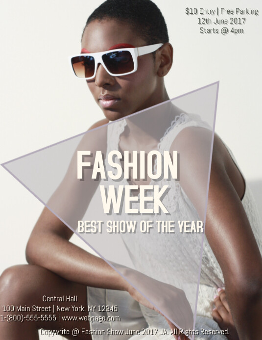Fashion Week Template | PosterMyWall