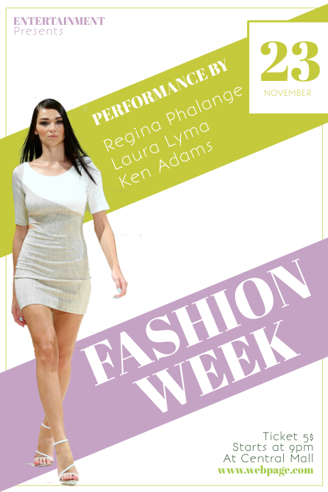 Fashion Week Flyer Template | PosterMyWall