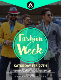 Fashion Week Flyer Template | PosterMyWall