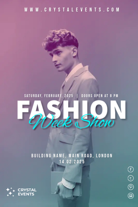 Fashion Week Show Template | PosterMyWall