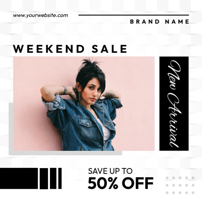 Fashion Weekend Sale Ads Template | PosterMyWall