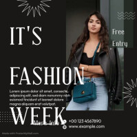 Fashion Week Ad Template | PosterMyWall