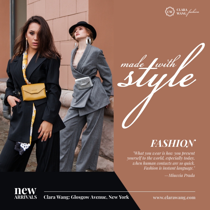 Fashion With Style Instagram Post Template | PosterMyWall