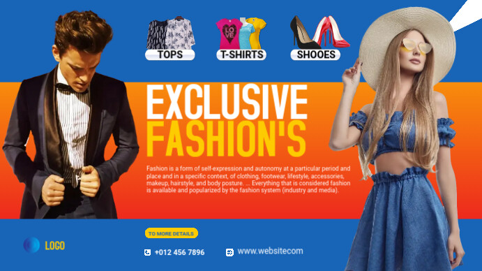 Fashion YouTube Thumbnail Template | PosterMyWall