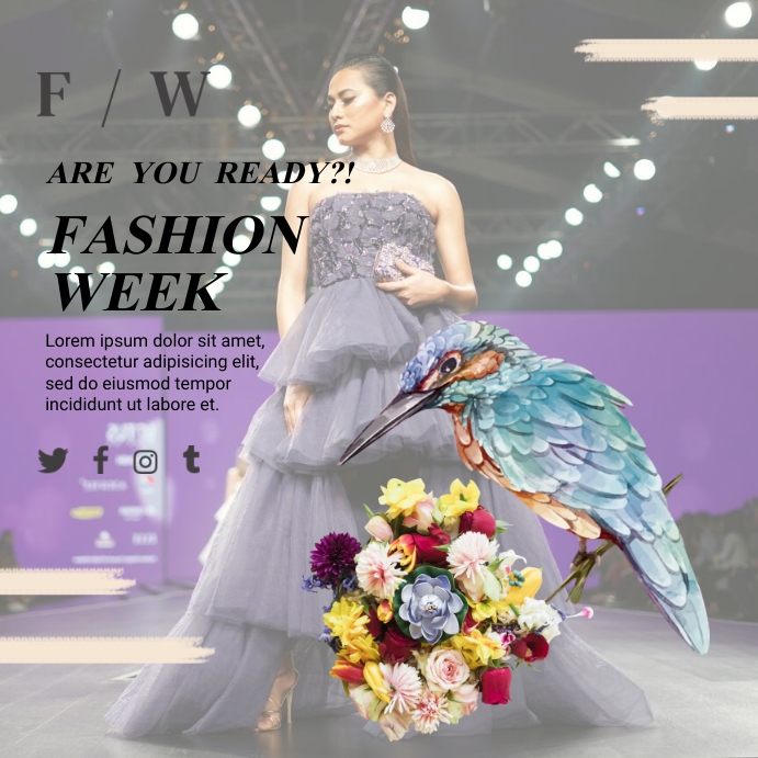 FashionWeek AD Template | PosterMyWall