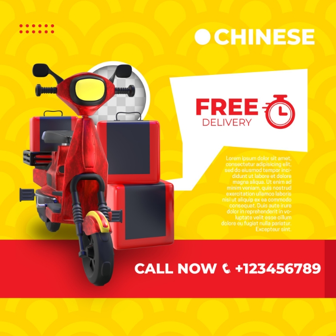 Fast and free delivery poster Template | PosterMyWall