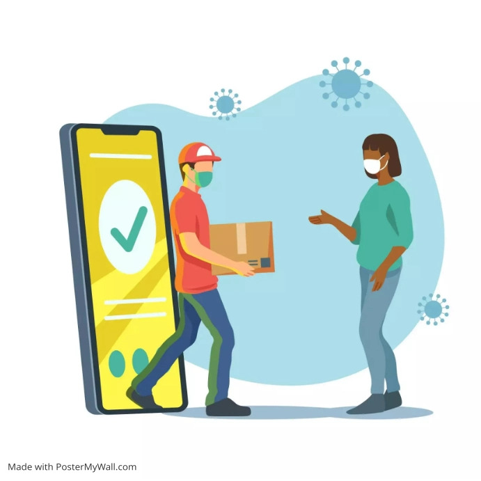 Fast and free delivery poster Template | PosterMyWall