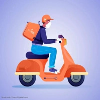 Fast and free delivery poster Template | PosterMyWall