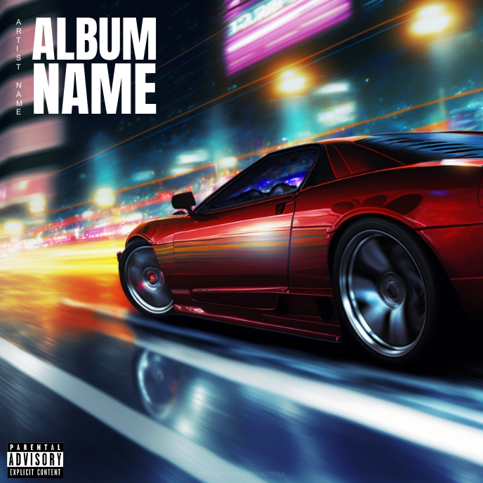 Fast Cars Album Cover Design (1) Template | PosterMyWall