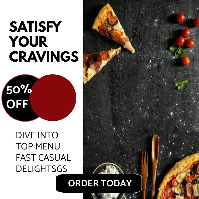 Fast Casual Restaurants Template - Instagram | PosterMyWall