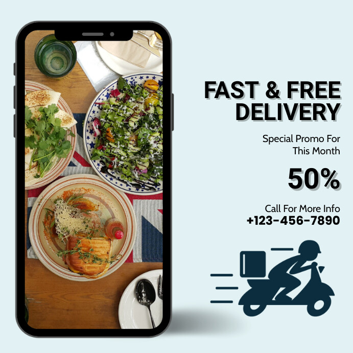 Plantilla de Fast Delivery | PosterMyWall