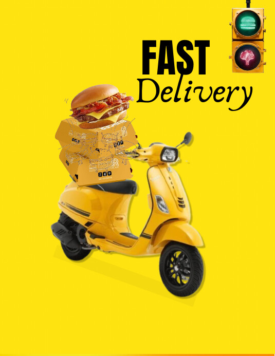 Fast delivery Template | PosterMyWall