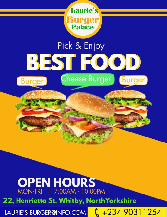 Fast food ad template | PosterMyWall